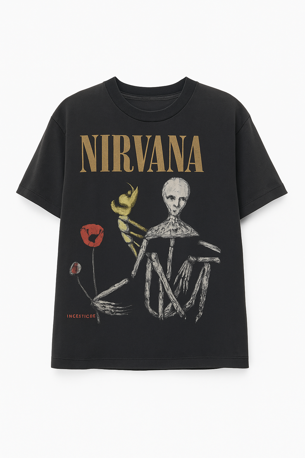 נעליים למכירה | JIFFA | street wear | skating | Nirvana Incesticide T-SHIRT